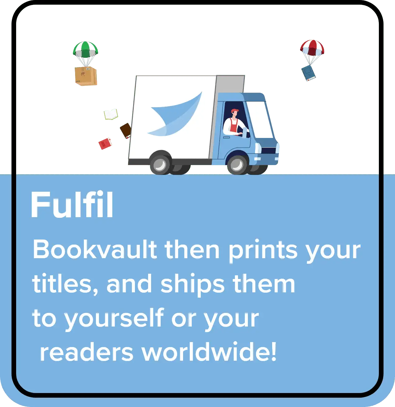 Print books on demand and sell worldwide- Bookvault
